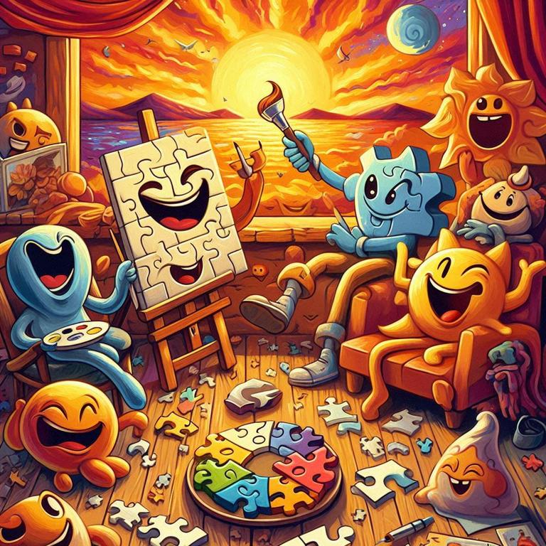 Piece of Puns: 100+ Mind-Boggling and Side-Splitting Puzzle Puns to ...